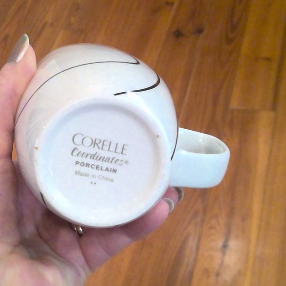 Corelle | Dining | Corelle Coordinates Simple Lines 4 Beverage Mugs ...